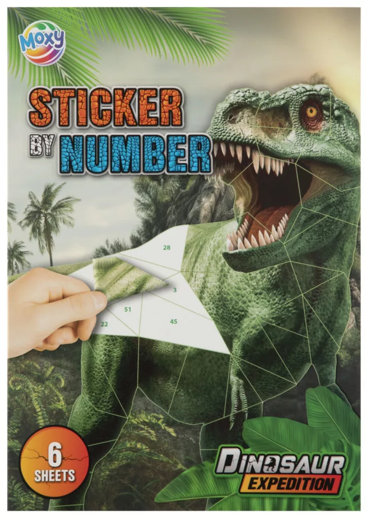 Dinoszaurusz Expedition puzzle matrica szett - eKing Webáruh